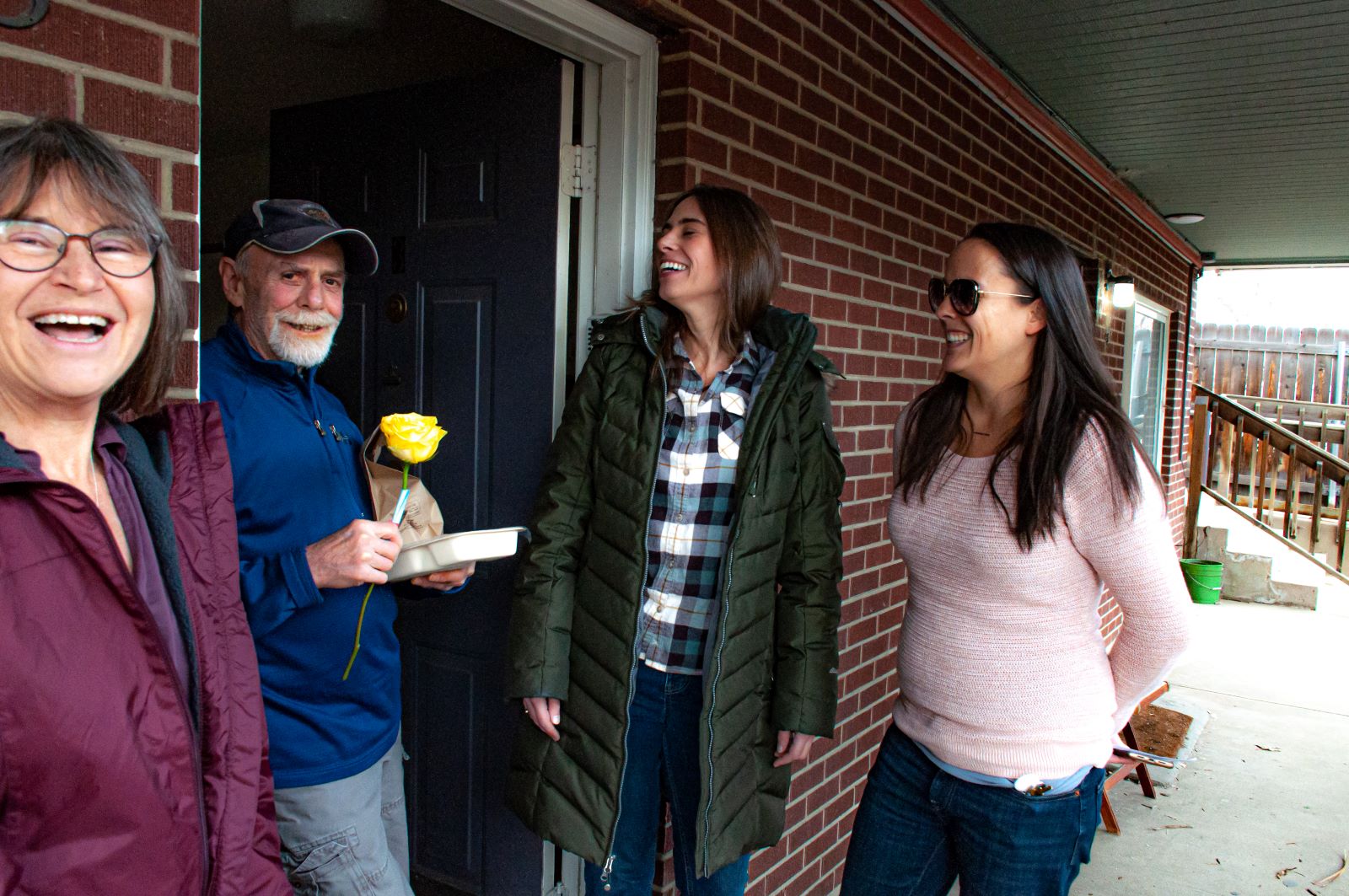 Ginger, Bill Falvey, Jenn, Kim at door 2a - Boulder Weekly